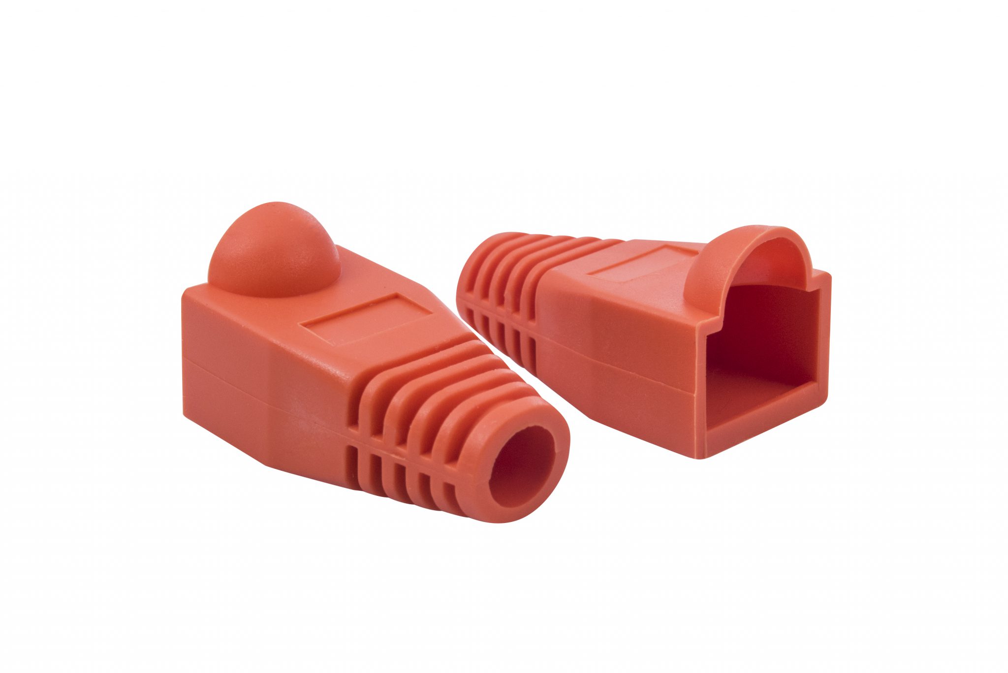 ATLANTICSWIRE CAPUCHON RJ45 6MM NARANJO 100-UNIDADES - Procables